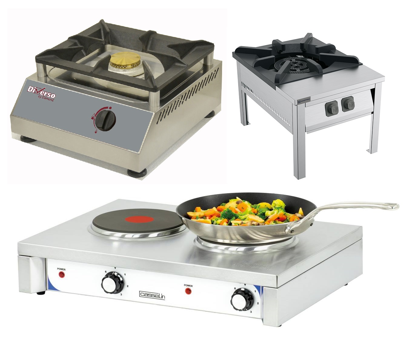 Réchauds électrique ou gaz | BBR CHR Cuisson - Marque DIAMOND
