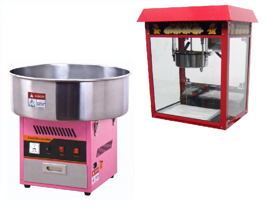 Machines à pop-corn et barbe à papa | BBR CHR Préparation